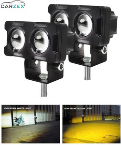 CARZEX 2 Eye Led Mini Drive Fog Light Projector for bikes, scooty, cars ...