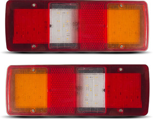 Autonationasia Ashok Leyland 4 Chamber LED Tail Light (Set) in 12 Volts ...