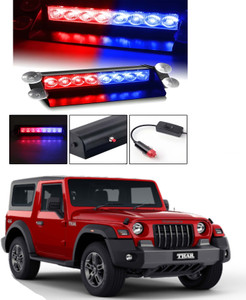 Auto Lovers ™ 8 LED Police Car Flashing Lights for Mahindra Thar Dash ...