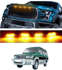 Trigcars Qualis Car Radiator Grill LED Light Set of 4 Dash Light Car ...