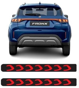 Bubu Car rear Bumper reflector Drl Led brake light for Fronx (Matrix ...