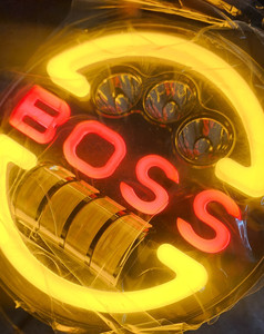 BIKEBLOOM Boss bullet led headlight Headlight Motorbike LED for Royal ...