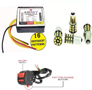 AIRSKY 16 Patterns Hazard Flasher/Blinker with 4pcs LED bulb With ...