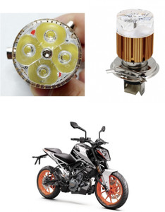 AutoTech Multicolour Flasher h4 Led Head Lamp Bulb Headlight Car ...