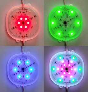 Steko (6.5CM) Blooming Flowers Style 30 Led DC 12 Volt RGB Flashing ...