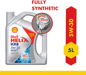 Shell Helix HX8 5W-30 API SN/CF, ACEA A3/B4 for Cars Full-Synthetic ...