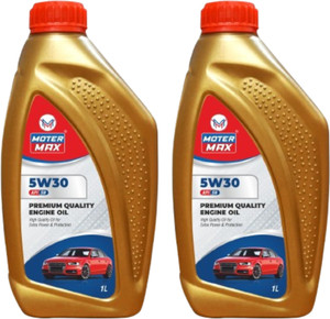 MOTER MAX Premium Quality 1L Combo Pack Of 2 5W30 API-SN Heavy Duty ...