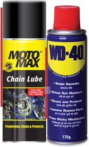 Pidilite WD 40 Maintenance Spray(170 g) with Motomax Chain Lubricant ...