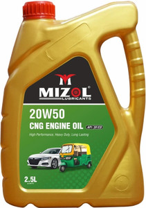Mizol New_Premium Quality 2.5L 20W50 API SF/CD CNG Engine Oil For 4 ...