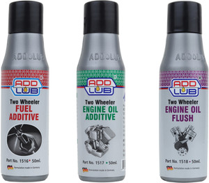 ADDLUB Premium Quality Bike Engine Oil Additive, Flush and Fuel ...