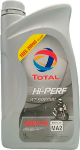 TOTAL HI-PERF 4T SPECIAL 20W50 16B1L2 TOT Q IN HI-PERF 4T SPECIAL 20W50 ...