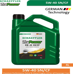 SCHAEFFLER TruPower Fully Synthetic 5W-40 SN/CF Car Engine Oil (4 L ...