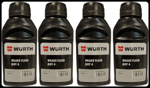 Wurth Brake Fluid DOT 4-A Brake Oil Price in India - Buy Wurth Brake ...
