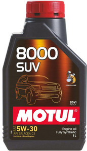 MOTUL 8000 SUV 5W30 API SP Full-Synthetic Engine Oil Price in India ...