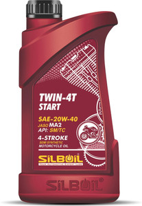 SILBOIL TWIN 4T START 20W-40 ( API: SM/TC) ( JASO: MA-2) High ...