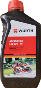 Wurth SAE 20W-40 4T Engine Oil Full-Synthetic Engine Oil Price in India ...