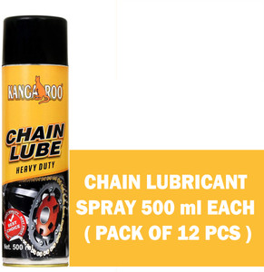 KANGAROO BIKE CHAIN LUBRICANT SPRAY 500 ML EACH (PACK OF 12) Chain Oil ...