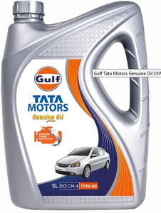 Gulf 15W40 Tata Motors Genuine Oil 15W-40 CH-4 Heavy Duty Engine Oil ...