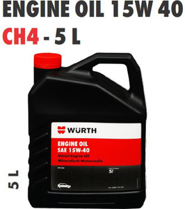 Wurth Wuerth 15W-40 Diesel API CH4 Car Engine Oil (5 L) High ...
