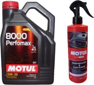MOTUL 8000 Perfomax 5W-30(3Ltr) & Dash board(500ml)combo - Full ...