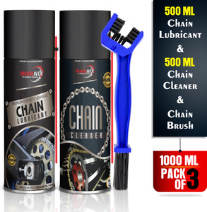 Moto Genius Bike Chain Lubricant and Chain Cleaner Spray With Cleaning ...