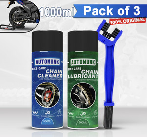 automunk Bike Chain Lubricant And Chain Cleaner Spray With Cleaning ...