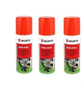 shreenik Wurth chain Lubricant Spray & Chain Cleaner Spray_(150 ml*3 ...