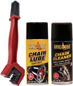 KANGAROO CLB150N Chain Lube and Chain Cleaner 150 ml Each With Cleaning ...