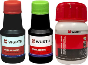 Wurth Bike Flush Combo (Engine Flush,Petrol Additive & Engine Oil ...