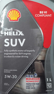 Shell HELIX 05W-30 Fully Synthetic Shell Helix SUV Fully Synthetic ...