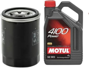 Yakub 4100 POWER 5W30 ENGINE OIL & OIL FILTER FOR OUTLANDER Chain Oil ...