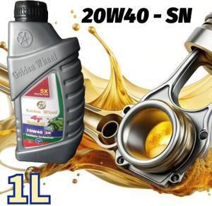 Golden Wheels Golden Wheel HEAVY DUTY 20W40-SN-1L High-Mileage Engine ...