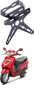 AutoTiger Bike License Number Plate Frame Holder Tail Tidy (Black) Bike ...