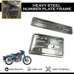 SHOWRIDE Number Plate Standard Size Compatible for All Motorbikes and ...