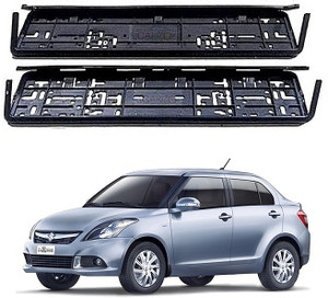 After cars Plain Number Black Colour Front and Back for Maruti Suzuki ...