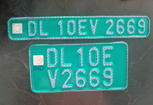 SLG arts Bike IND number plates Bike Number Plate Price in India - Buy ...