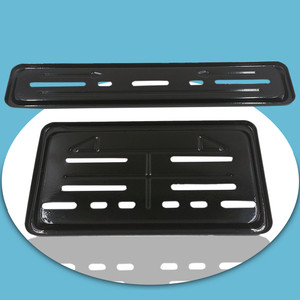 Moterix METAL NUMBER PLATE FRAME BLACK UNIVERSAL FOR BIKE SCOOTY ...