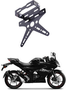 EverLand Bike License Number Plate Frame Holder Tail Tidy (Black) Bike ...