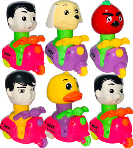 Wishmaster Pack Of 6 Small Size Press & Go Friction Toy For 1 , 2 , 3 ...