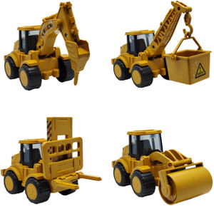 SVE Construction Vehicles Pretend Play Toy Trucks Play Set Building ...