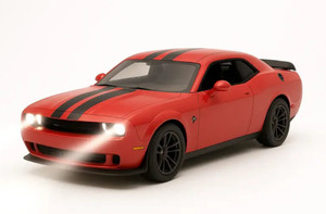 TOYLAND 1:32 Die-cast Dodge Challenger Metal Toy Sports Car with Light ...