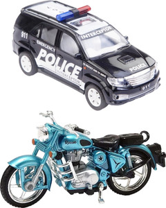 viaan world New Launch Combo Pack ( Interceptor Police & Rugged Bike ...
