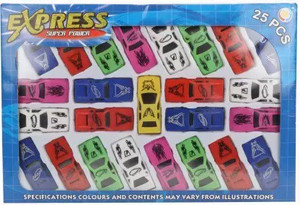 BRIJBAZAAR Express Super Power Car Set for Kids Pack of 25 - Express ...