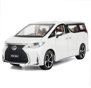 Tarak 1/24 Lexus LM300 Alloy Pull Back Metal Car Toy, Open Door, Light ...