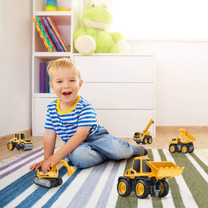 DEZICON ECOM Engineering Set 6 Crane Excavator roller forklift Mixer ...