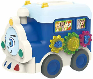 HALO NATION Inertia Friction Powered Mini Train Engine Toy Cartoon Gear ...