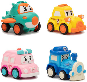 Vaniha Unbreakable Friction Powered Inertia Toy Set for Kids ...