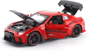 MOOBOO 1: 32 Scale NISS AN GTR Car Toy Model Car for Kids Die cast ...