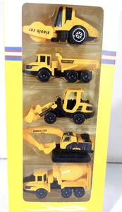 shreekanak Metal Construction Car 5 Set With Pull Back Function - Metal ...