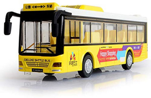 DEUSON ECOM Toy Bus Long Bus Toy For Kid London Bus Light Sound Music ...